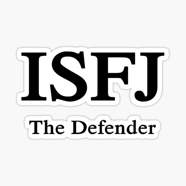 "ISFJ - The Defender" Sticker for Sale by PatternTree | Redbubble