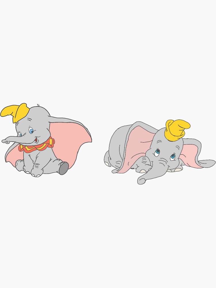 "Dumbo sticker pack Sticker" Sticker by MaikMad | Redbubble