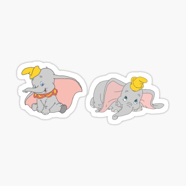 "Dumbo sticker pack Sticker" Sticker by MaikMad | Redbubble