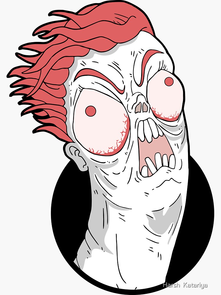 "Anime face" Sticker by Yash0707 | Redbubble