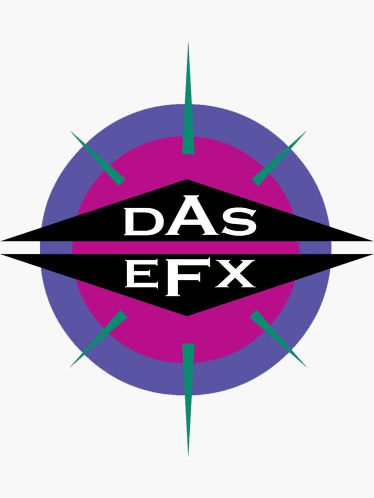"DAS EFX" Sticker by QuincyMills | Redbubble