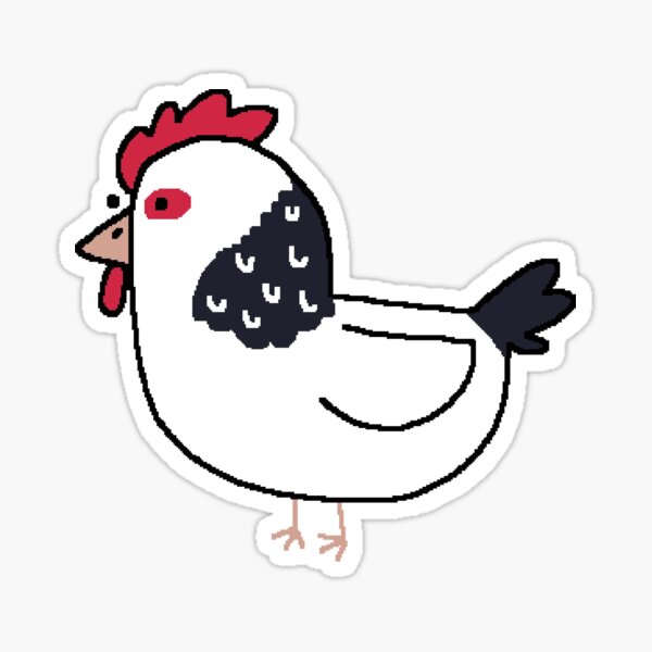 "Sussex Chicken" Sticker by Misc-Animalia | Redbubble