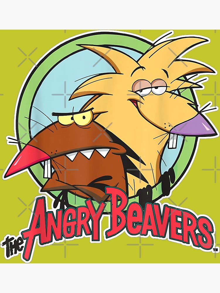 "Two Beavers Reaction Funny Logo" Poster for Sale by sweetfavor | Redbubble
