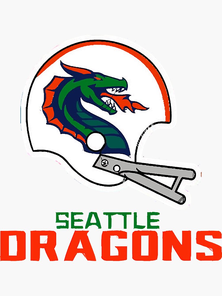 "Seattle Dragons " Sticker by RobertMcdo6277 | Redbubble