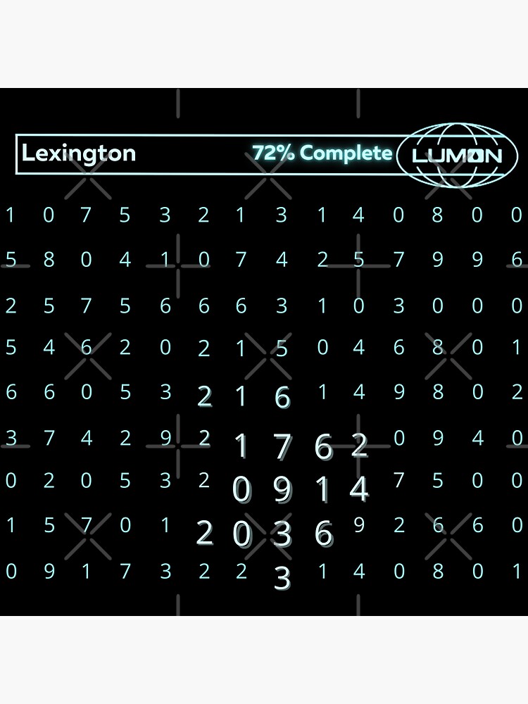 "Severance Lumon MDR Numbers" Sticker by Stickerm4ni4 | Redbubble