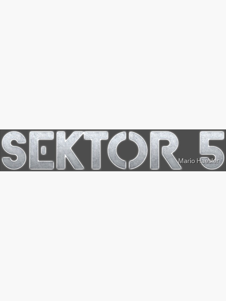 "Sektor 5 " Sticker by Vectoriana | Redbubble
