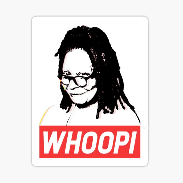 "whoopi goldberg (1)" Sticker by dakotaogvryan | Redbubble
