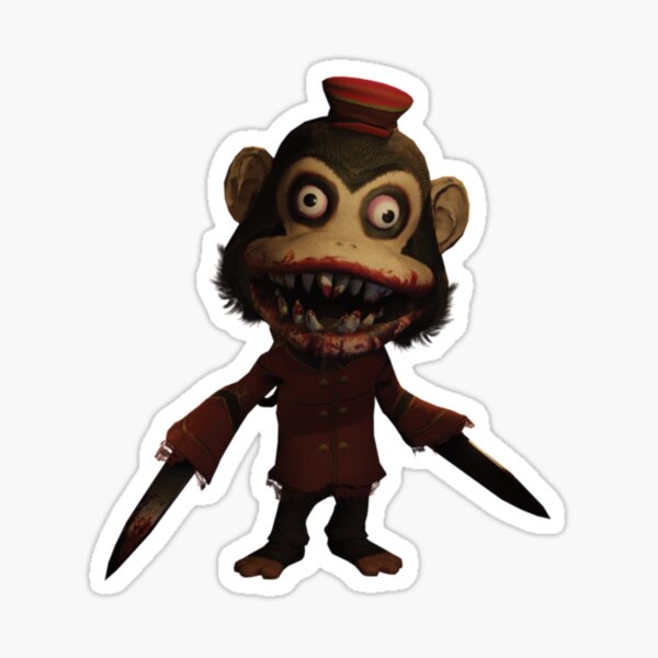 "Dark Deception Murder Monkey " Sticker for Sale by NoFuture21 | Redbubble