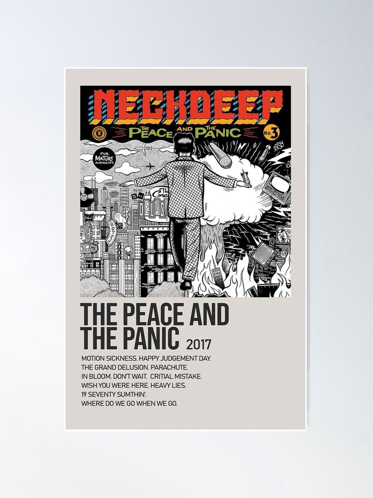 "peace and panic" Poster for Sale by LeslieLogane | Redbubble