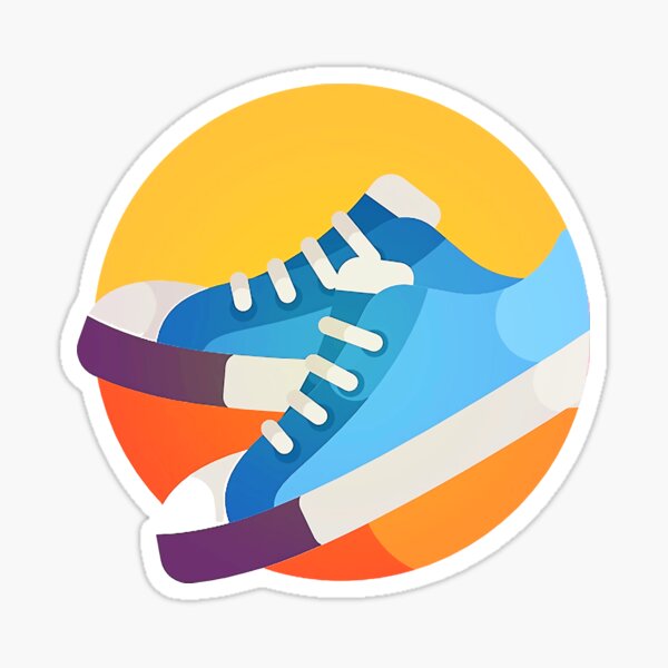 "Aesthetic Sneakers Shoes" Sticker by Arturknight | Redbubble