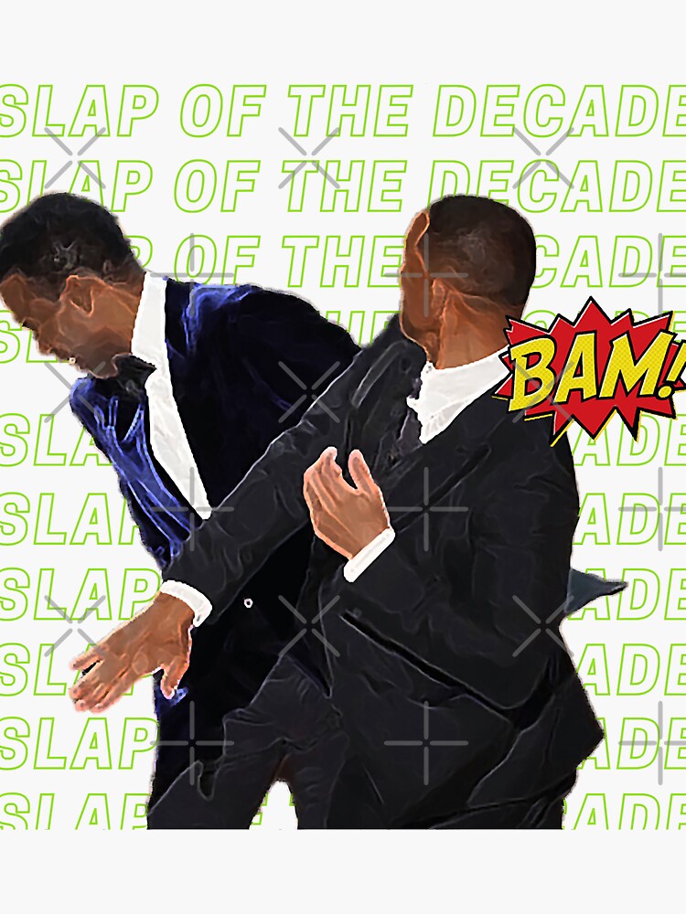 "Music Vintage Retro Will Smith Slap Chris High Quality" Sticker by ...