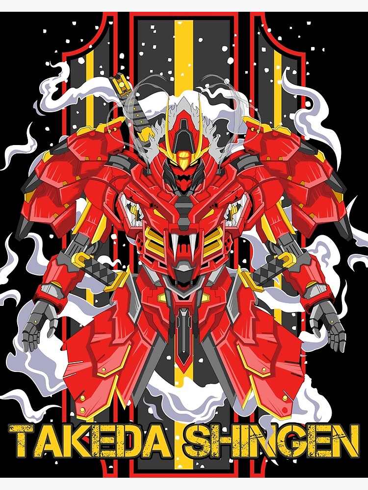 "Takeda Shingen Gundam" Art Board Print for Sale by VinLabs | Redbubble