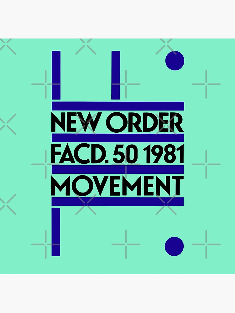 "New Order Movement 2 Album Cover" Sticker by THOMASEVANSY | Redbubble
