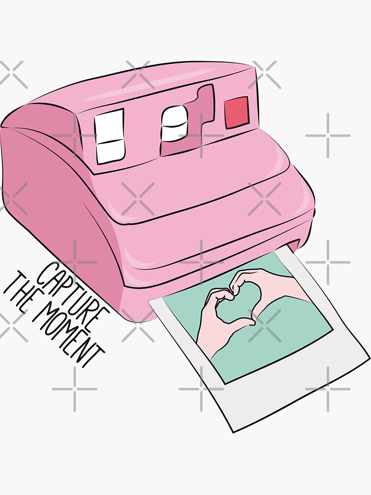 "Capture The Moment" Sticker for Sale by Juliani-Designs | Redbubble