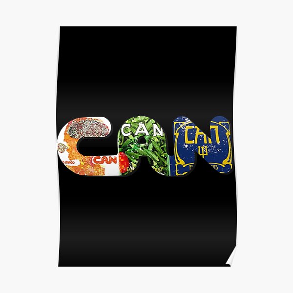 "Can Album Cover Logo " Poster for Sale by JohnWilson7239 | Redbubble