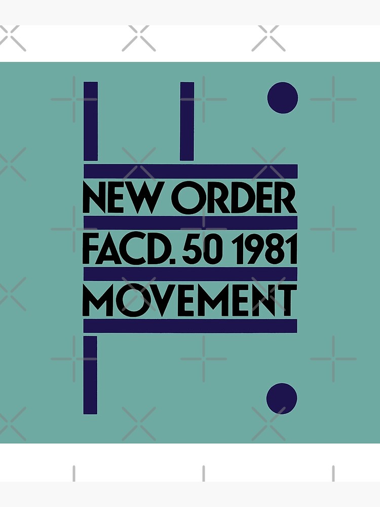 "New Order Movement 1 Album Cover" Poster for Sale by THOMASEVANSY ...