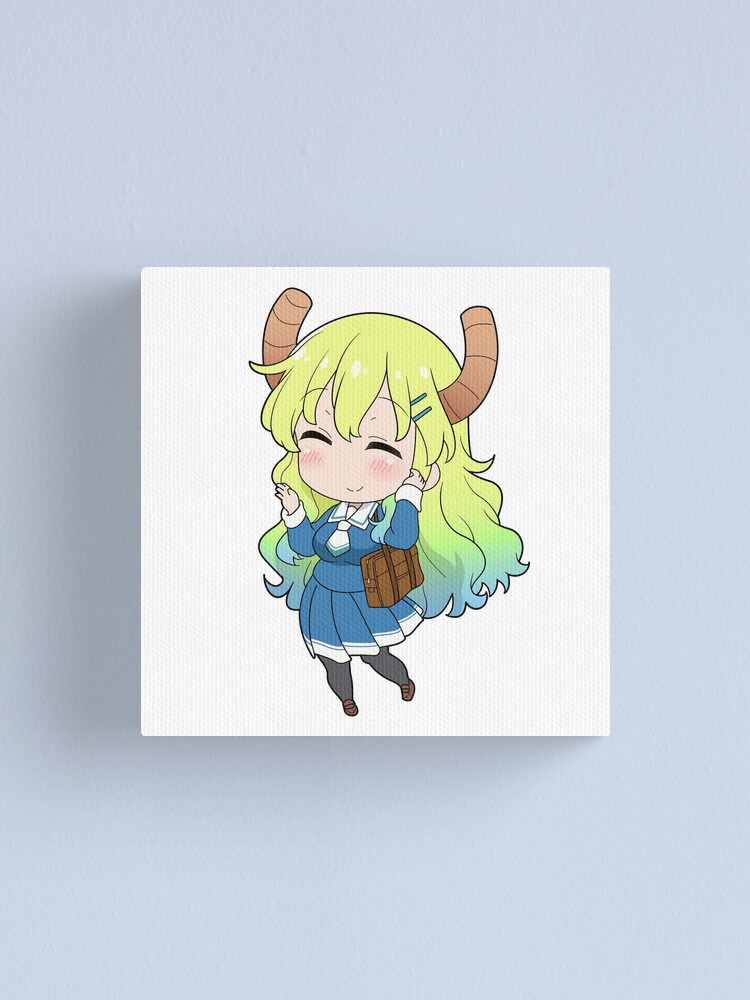 "Dragon Maid Lucoa school uniform" Canvas Print for Sale by ChibiCheems ...