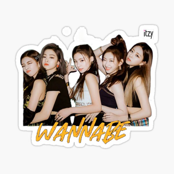 "Itzy Itzy Itzy love girl" Sticker by iaactabased | Redbubble