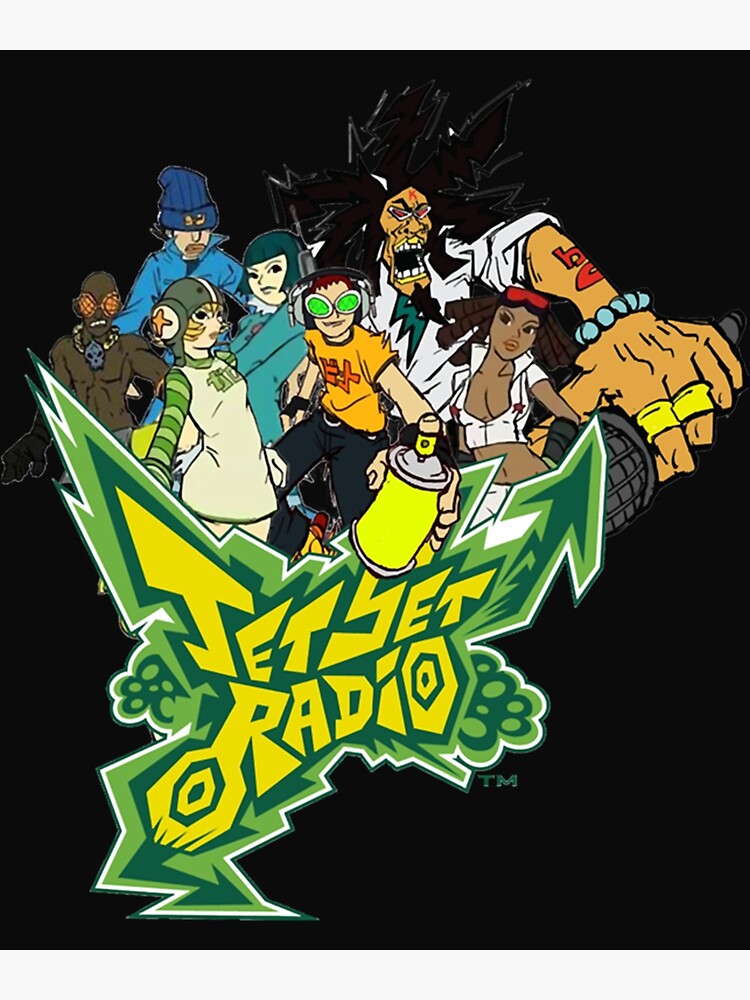 Póster «Jet Set Radio Game Action Desarrollado por Smilebit Controla a ...