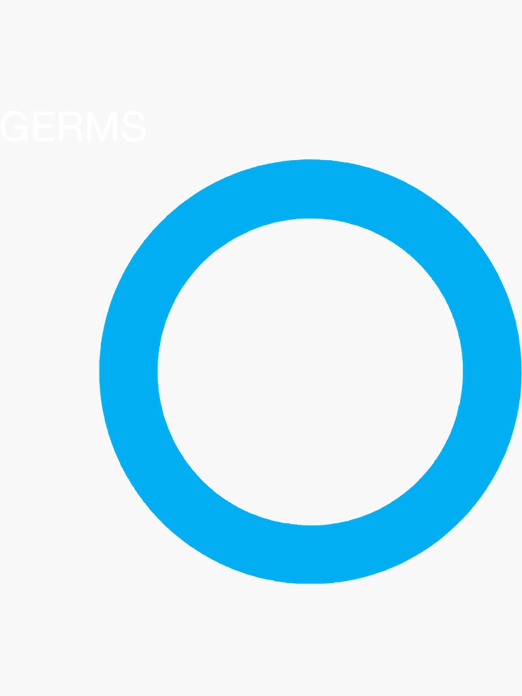 "Germs Self Titled Design" Sticker by JackHunter8 | Redbubble