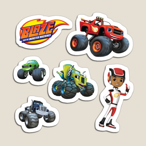 "Blaze and the Monster Machines pack of stickers" Magnet for Sale by ...