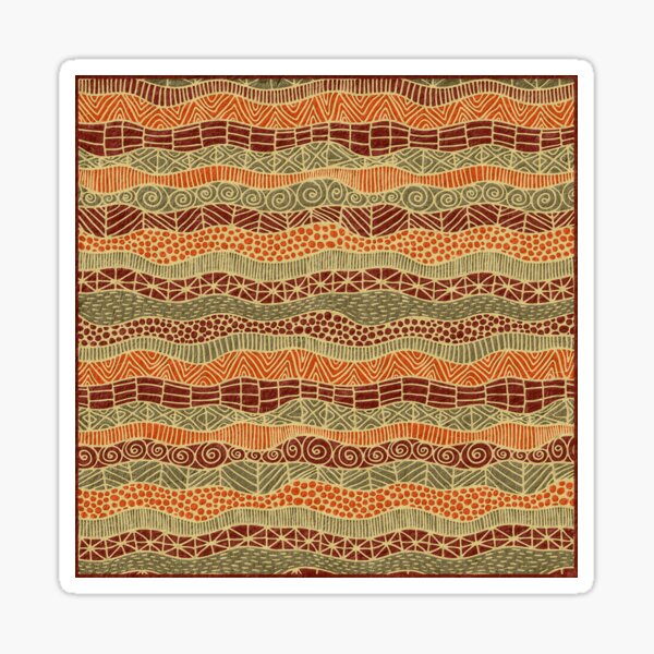 "Ethnic inspired hand drawn sketch" Sticker by contegaga | Redbubble