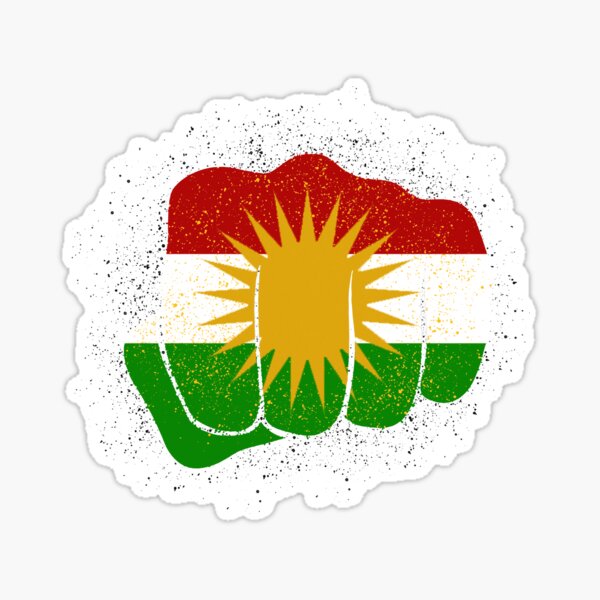 "Free Kurdistan" Sticker by KurdishShops | Redbubble