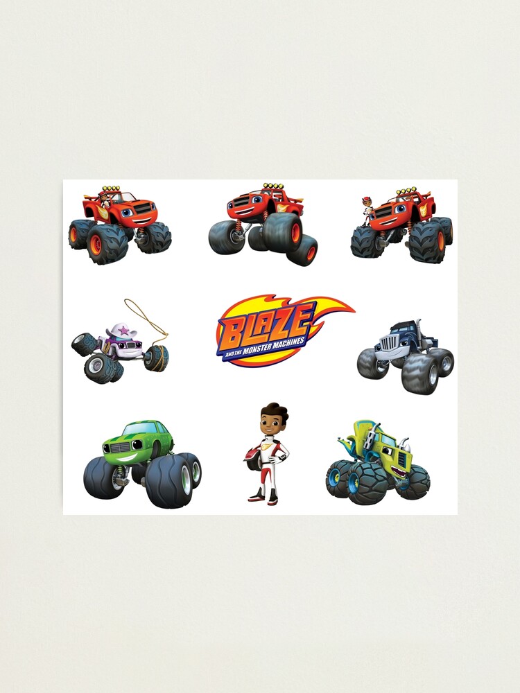 "Blaze and the Monster Machines big pack of stickers" Photographic ...