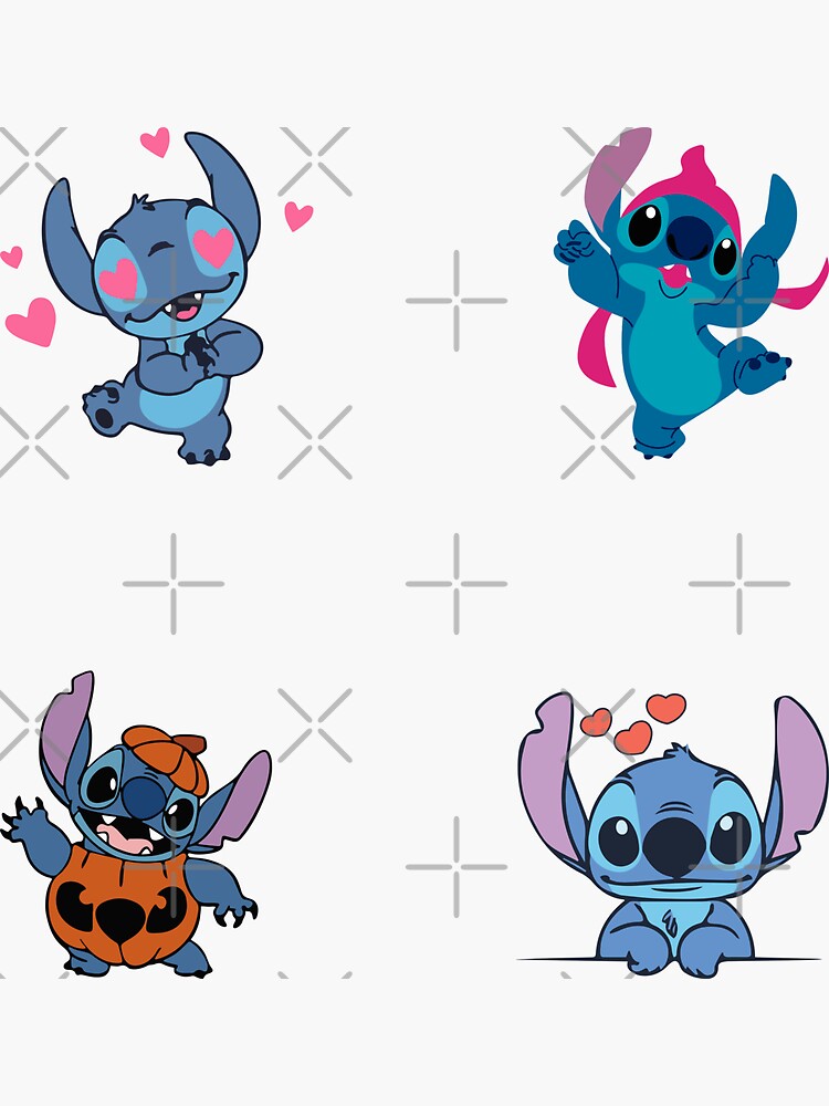 "Stitch- Sticker Pack" Sticker by PaitoShop | Redbubble