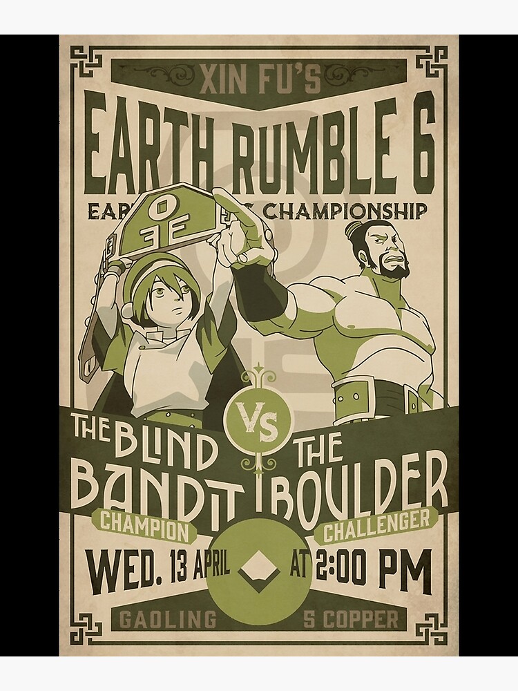 "Vintage Earth Rumble 6 Poster" Poster for Sale by kwonwgeastepf ...