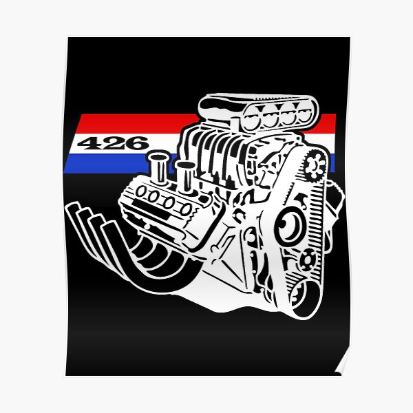 Wall Décor Wall Hangings Supercharged V8 Engine Bug Catcher Silhouette ...