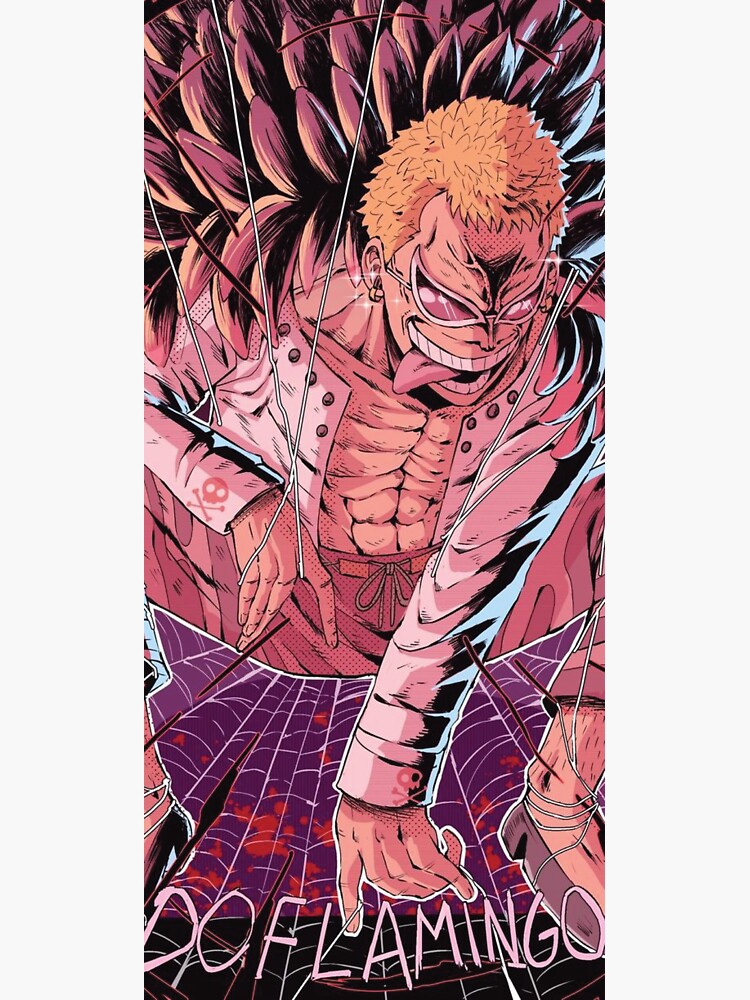 "doflamingo" Sticker by animervd1 | Redbubble