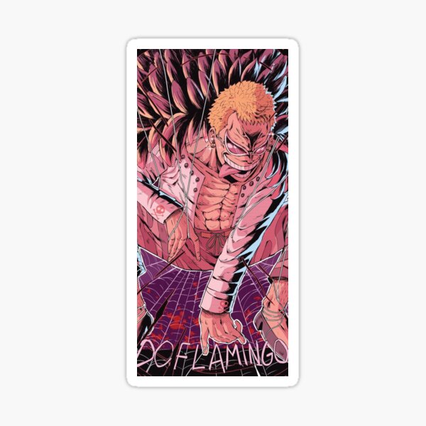 "doflamingo" Sticker by animervd1 | Redbubble