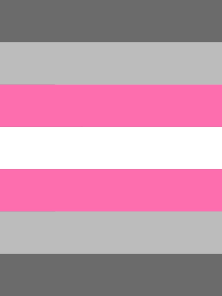 "Demigirl Flag Classic ." Sticker by emeruevbybee | Redbubble