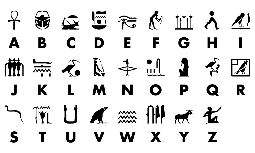 Egyptian Language Alphabet