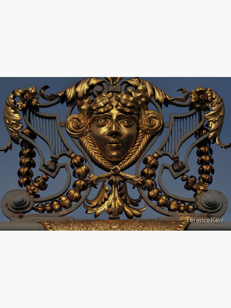 "Gilded face by Jean Tijou at Hampton Court" Sticker for Sale by ...