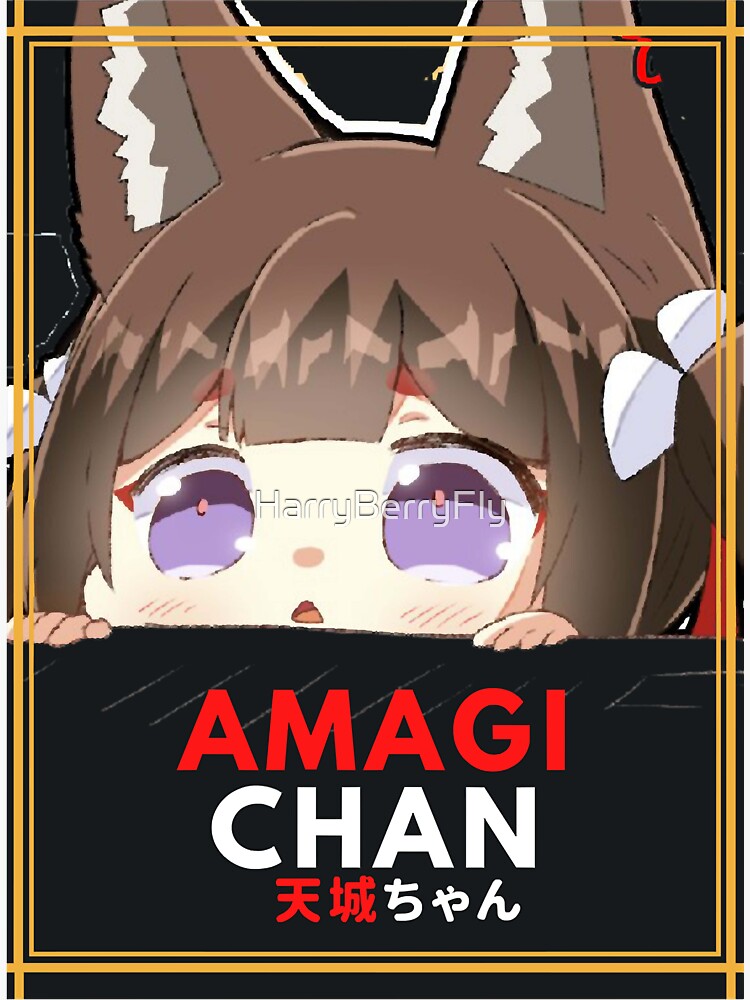 "Amagi Chan Anime Gift For Men" Sticker by HarryBerryFly | Redbubble