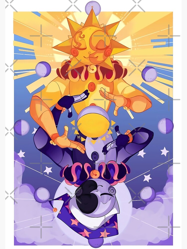 "Sundrop & Moondrop FNAF Security Breach" Poster by be-yourself-art ...