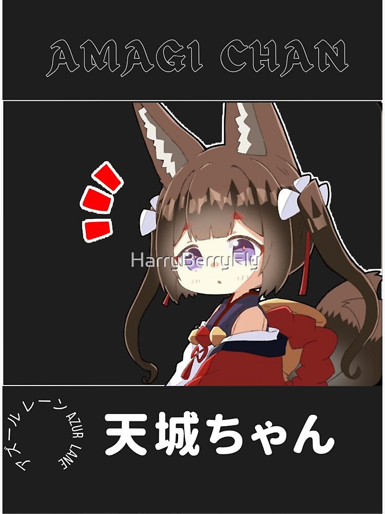 "Amagi Chan Anime Mens Funny" Sticker by HarryBerryFly | Redbubble