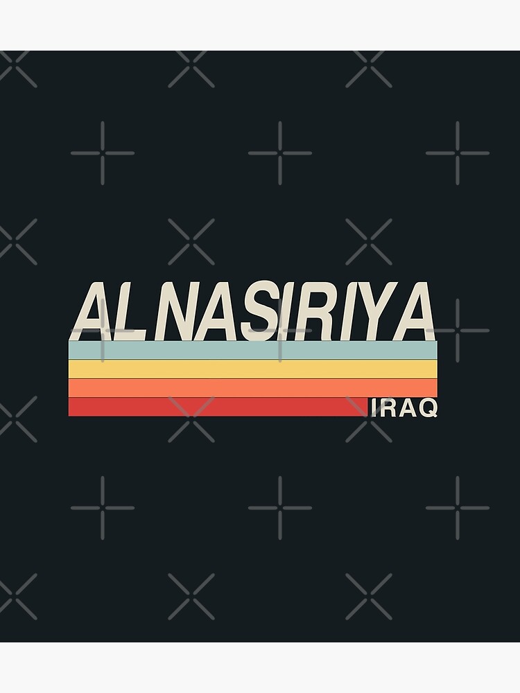 "AL NASIRIYA Retro Iraq Design" Poster for Sale by Mo5tar | Redbubble