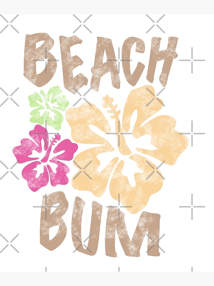 "Vintage Y2K Beach Girl Hibiscus Flower Aesthetic" Poster for Sale by ...