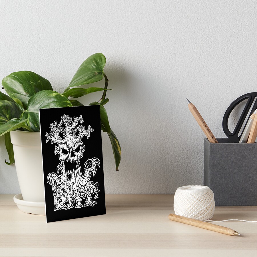 "Ent Black & White" Art Board Print for Sale by CursedSketches | Redbubble