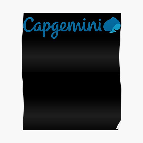 "Capgemini For Fans" Poster for Sale by WilLuettgen | Redbubble