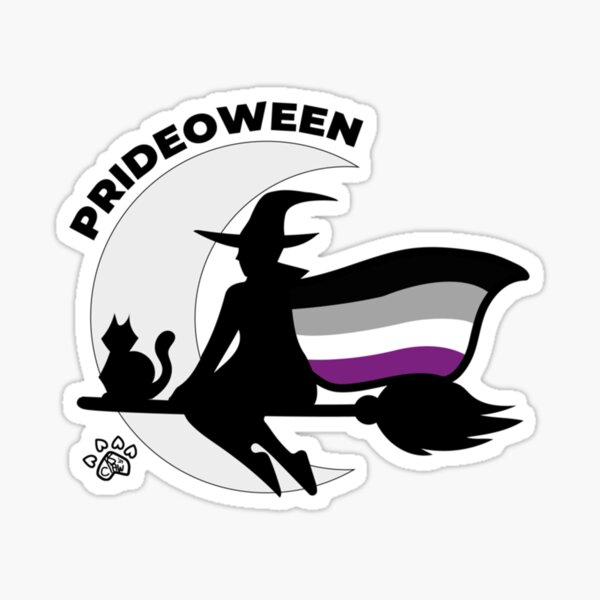 "Pride Witch - Asexual Classic ." Sticker for Sale by schucktvluca ...
