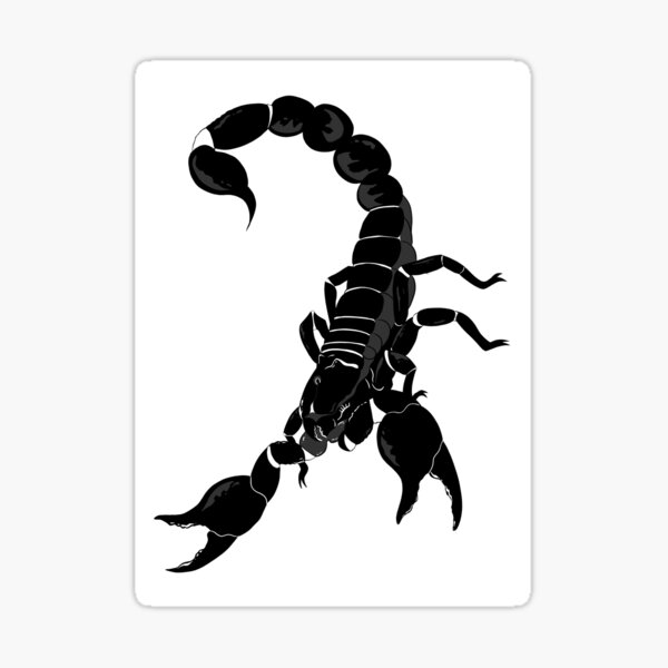 "Scorpio" Sticker for Sale by PtitLoup1 | Redbubble