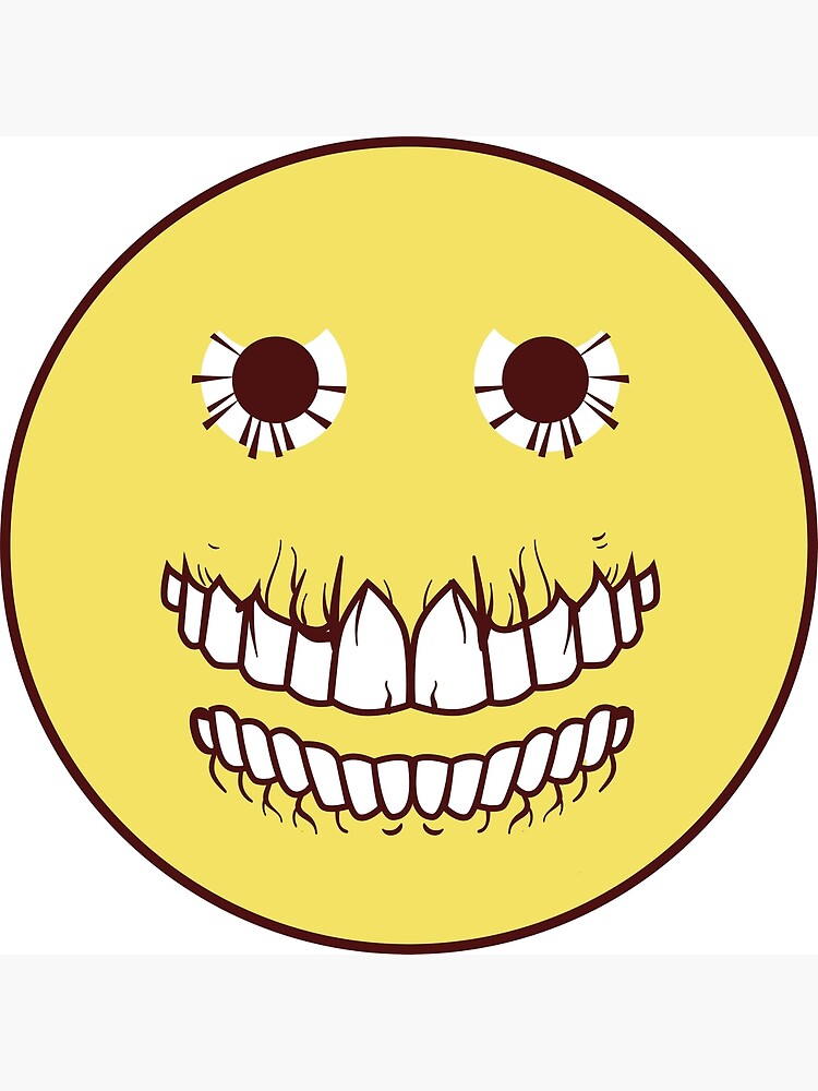 "Creepy Smile" Poster for Sale by Moesia | Redbubble
