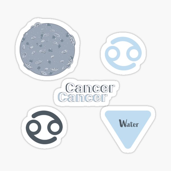 "CANCER Sticker Pack" Sticker by GraffitiLion | Redbubble