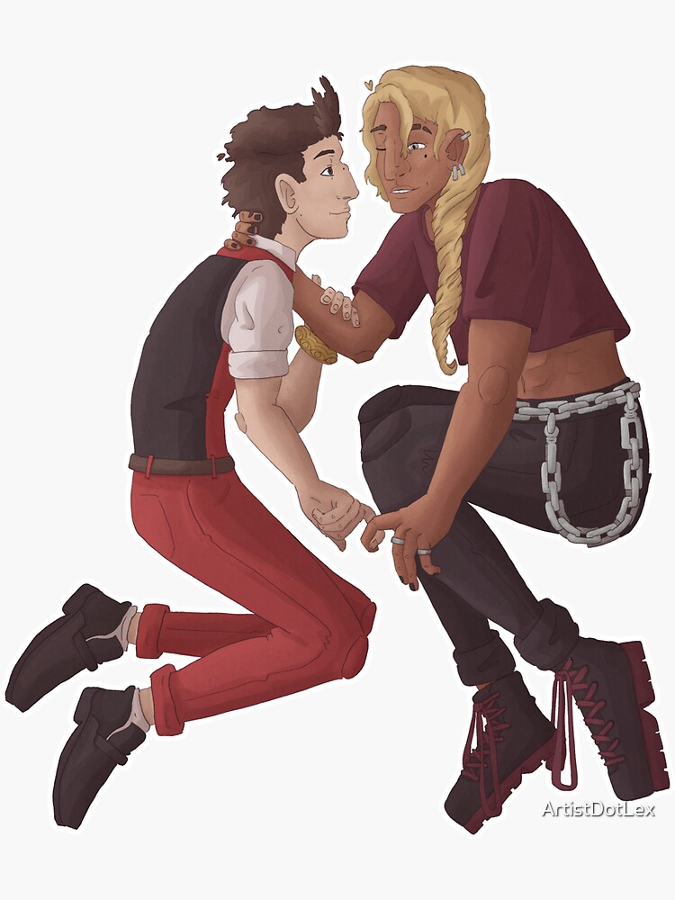 "Klapollo, Apollo Justice and Klavier Gavin" Sticker by ArtistDotLex ...