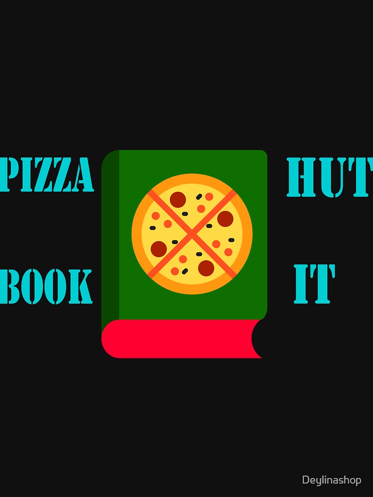 "Pizza Hut Book It - Book it! design from the 80s. Vector art ...