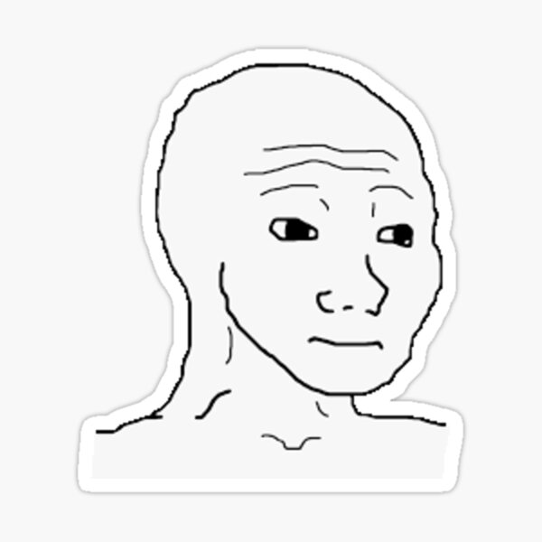 "Sad Man" Sticker by Meme-69 | Redbubble